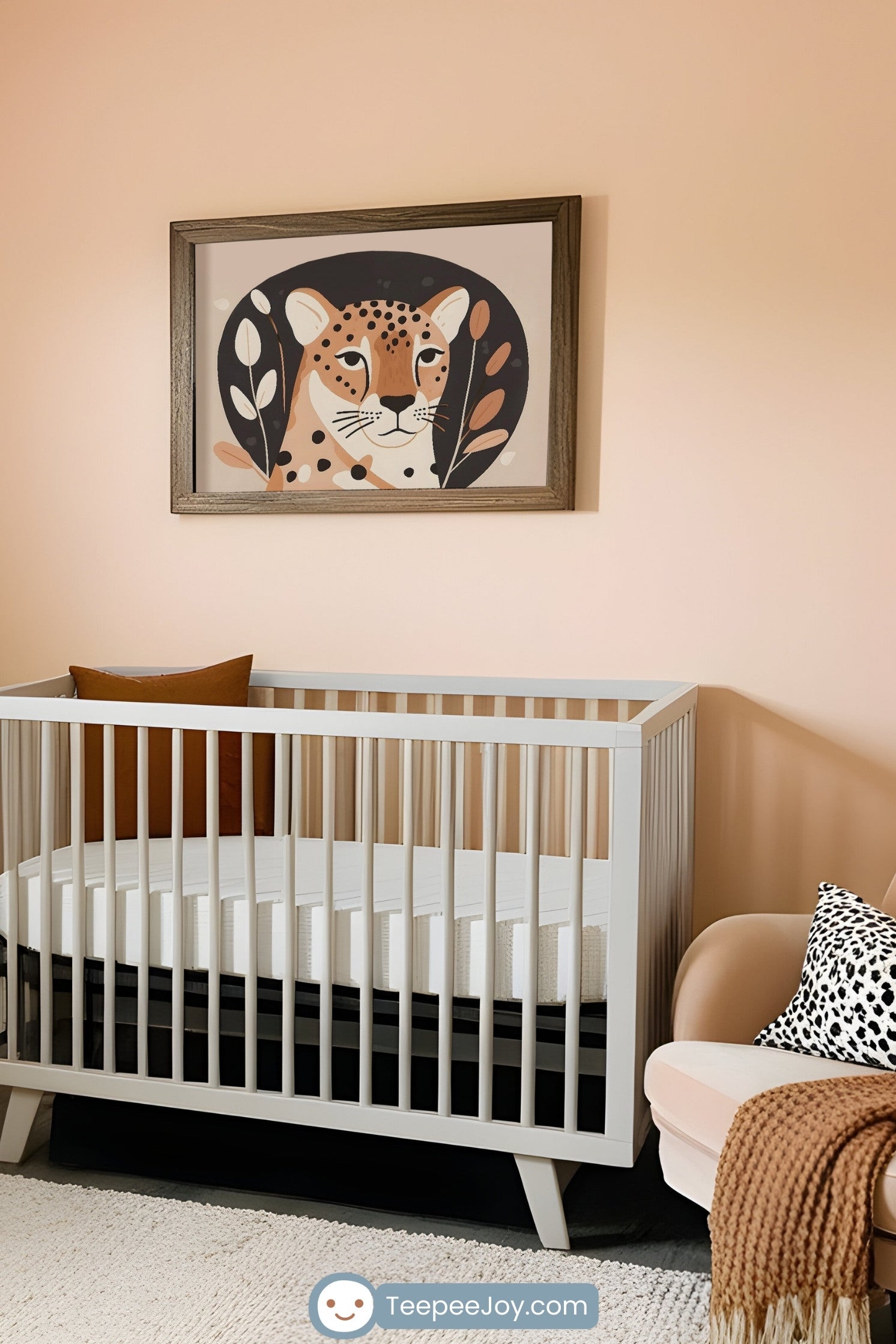 Cheetah Wall Decor for Nursery and Kids Rooms - Shop Now!