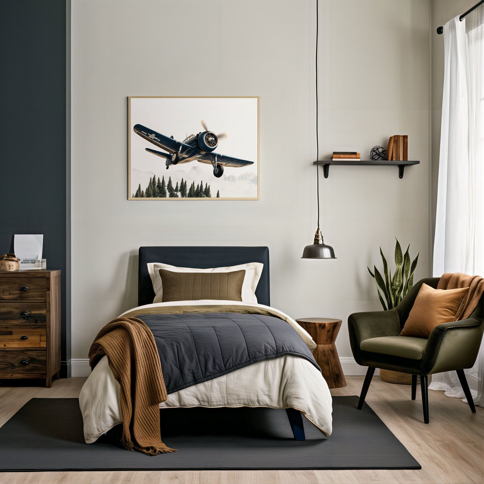 Airplane Wall Art for Nursery and Kids Rooms - Shop Now!