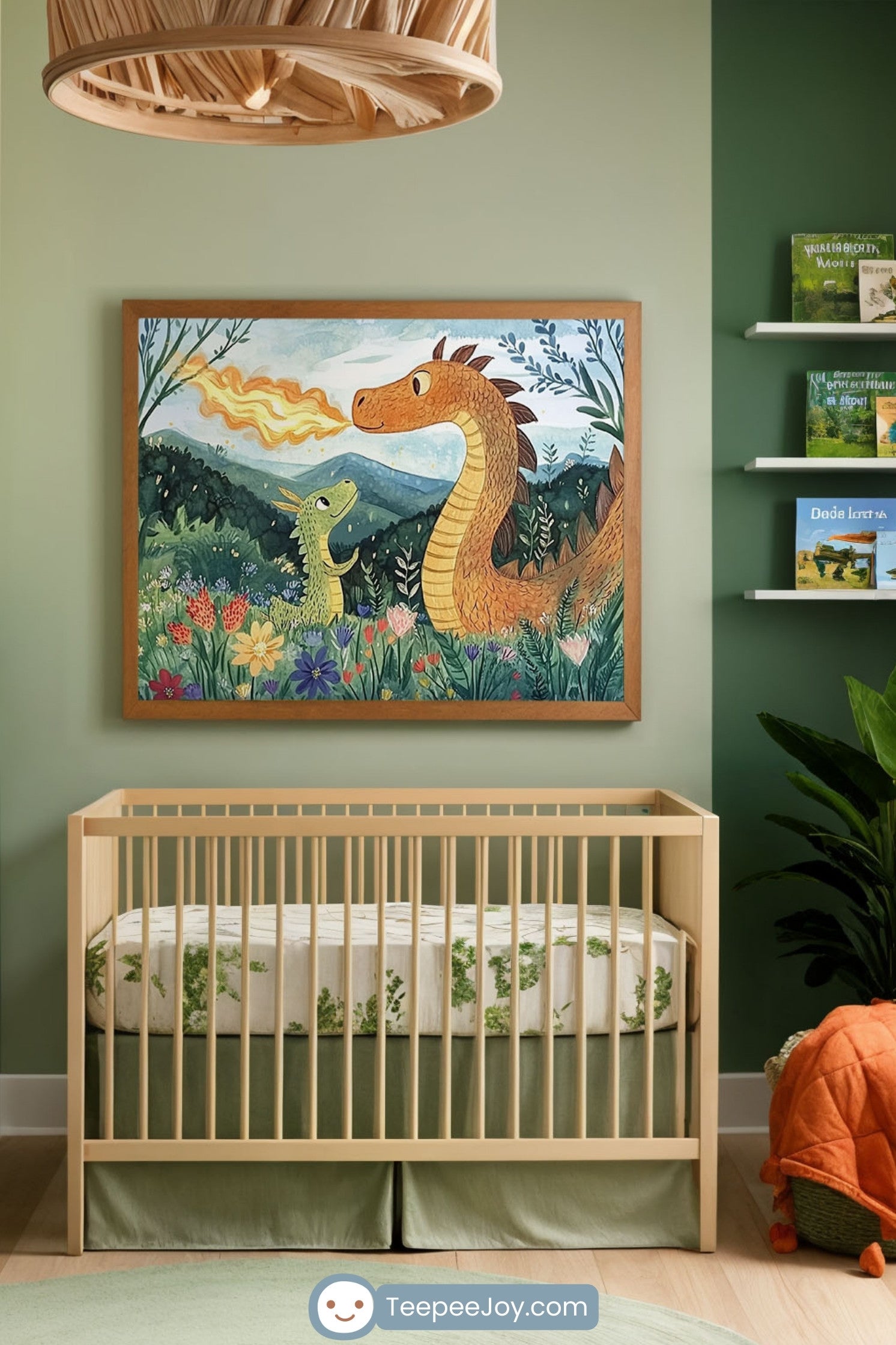 Dragon Wall Art for Nursery and Kids Rooms - Shop Now!
