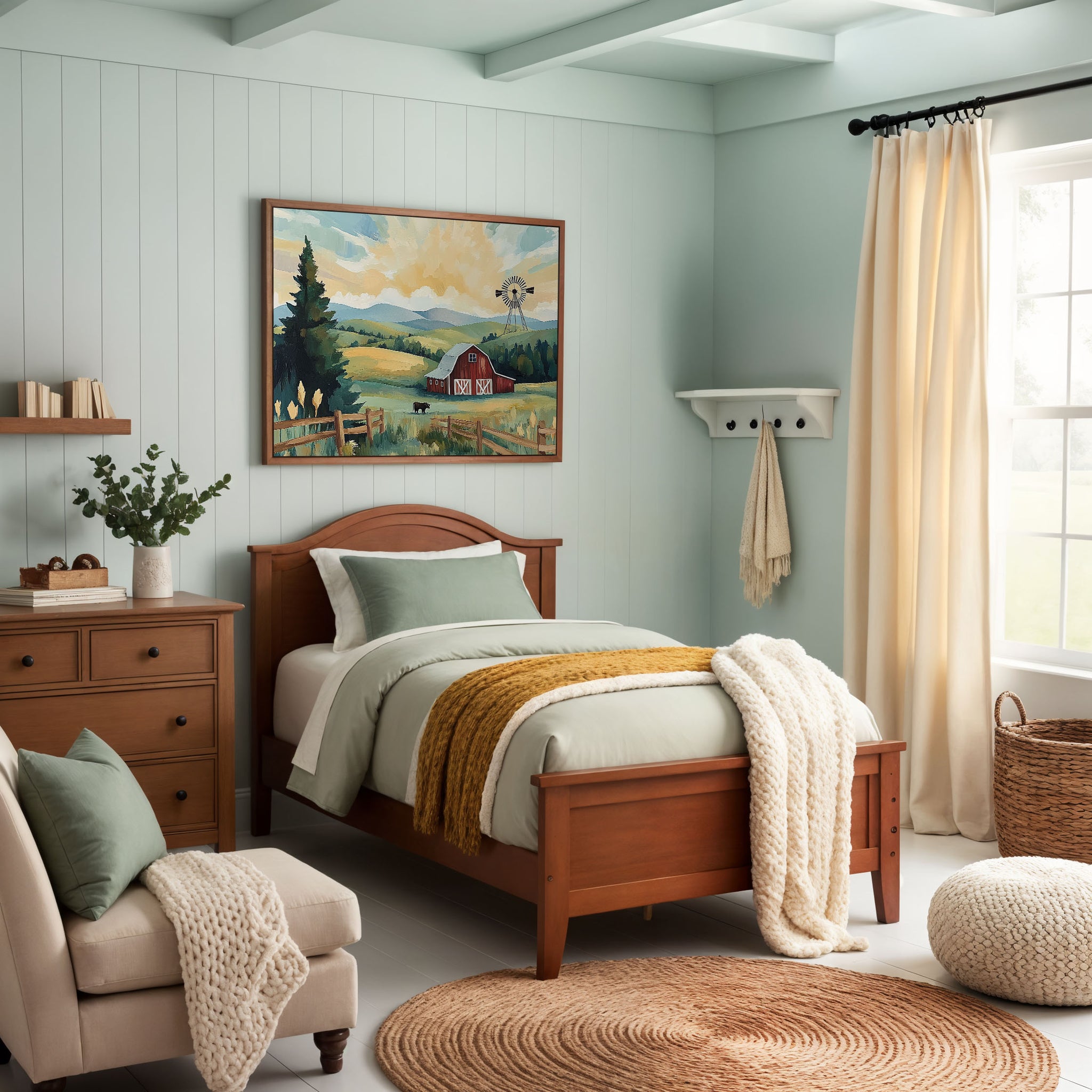 Farm Wall Art for Nursery and Kids Rooms - Shop Now!