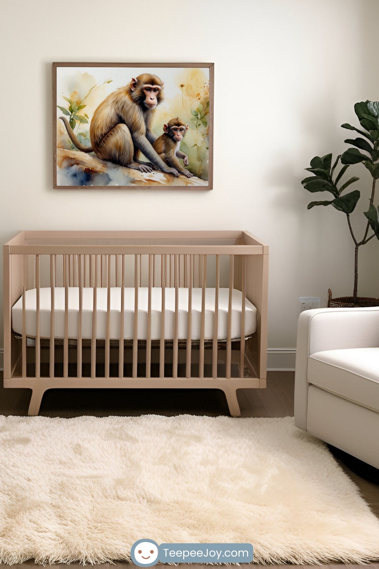 Monkey Wall Decor for Playroom and Kids Rooms - Shop Now!