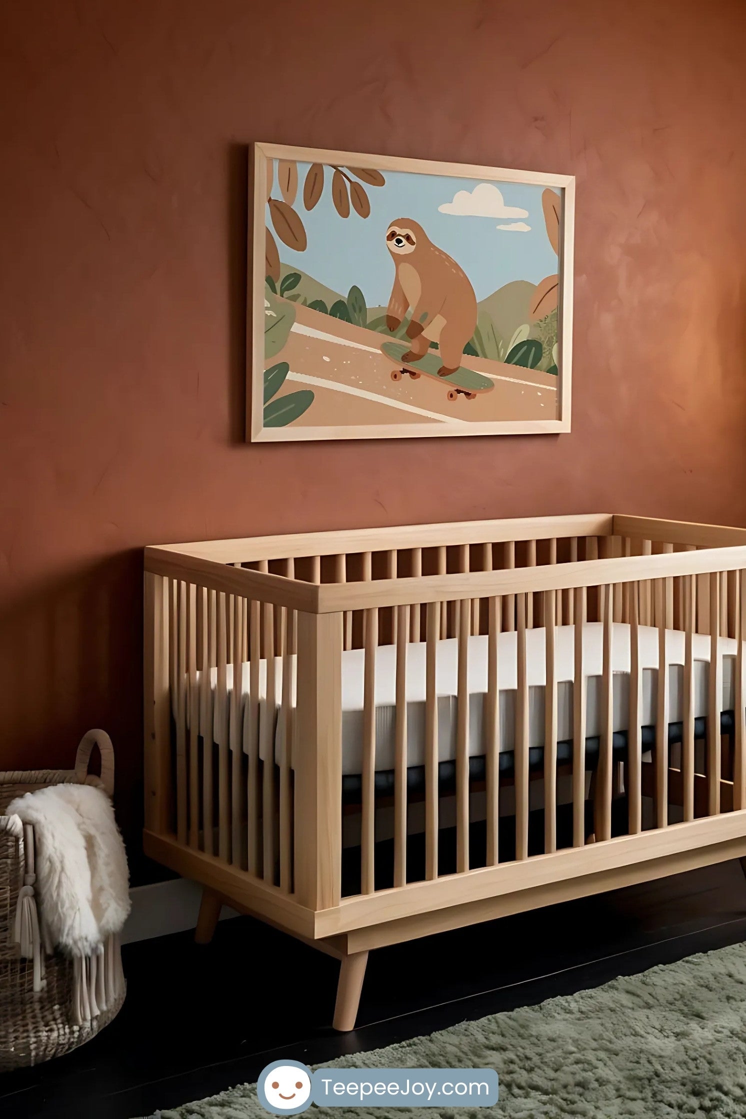 Sloth Wall Art for Kids and Baby Rooms - Shop Now!